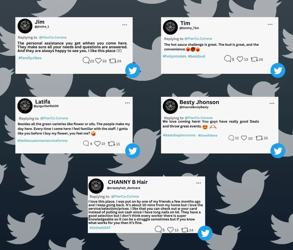 Testimonials | Flwr Co Weed Dispensary Corona